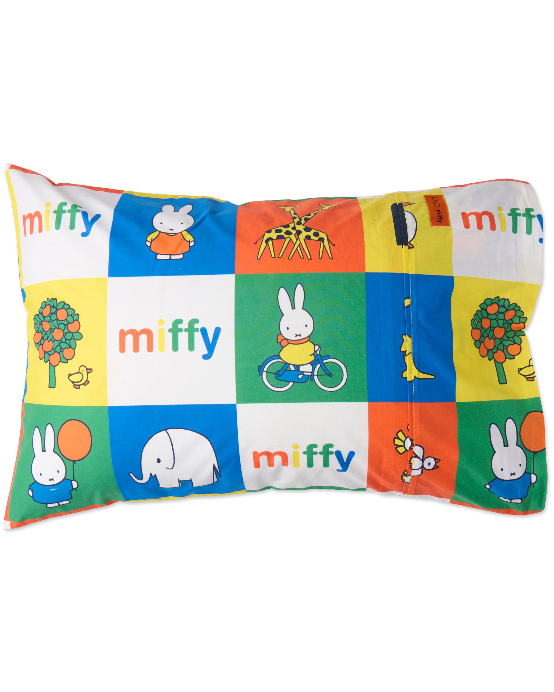 Kip&Co x Miffy Miffy's Adventures Organic Cotton Pillowcases