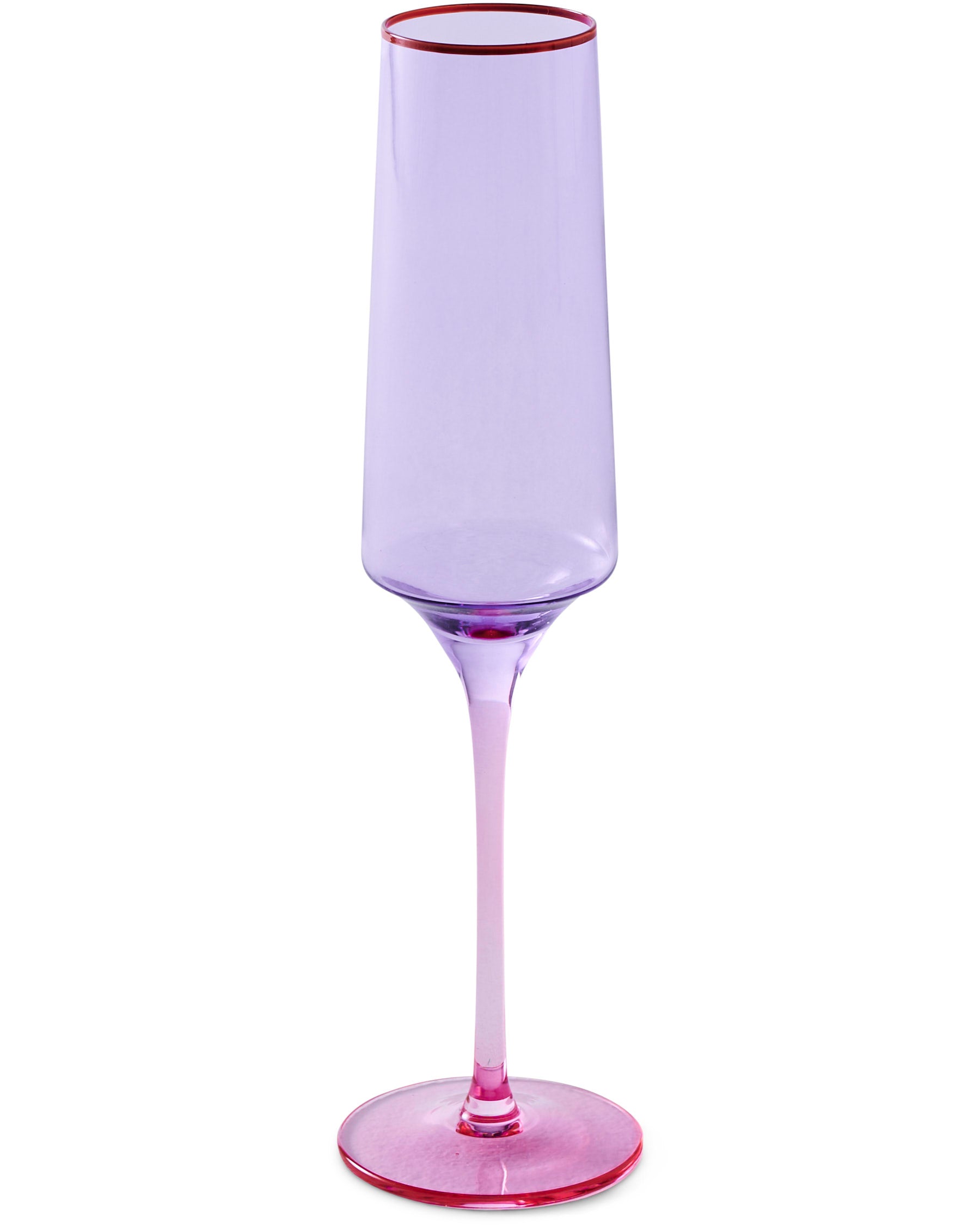 Lilac Colour Block Champagne Glass 2P Set – Kip&Co