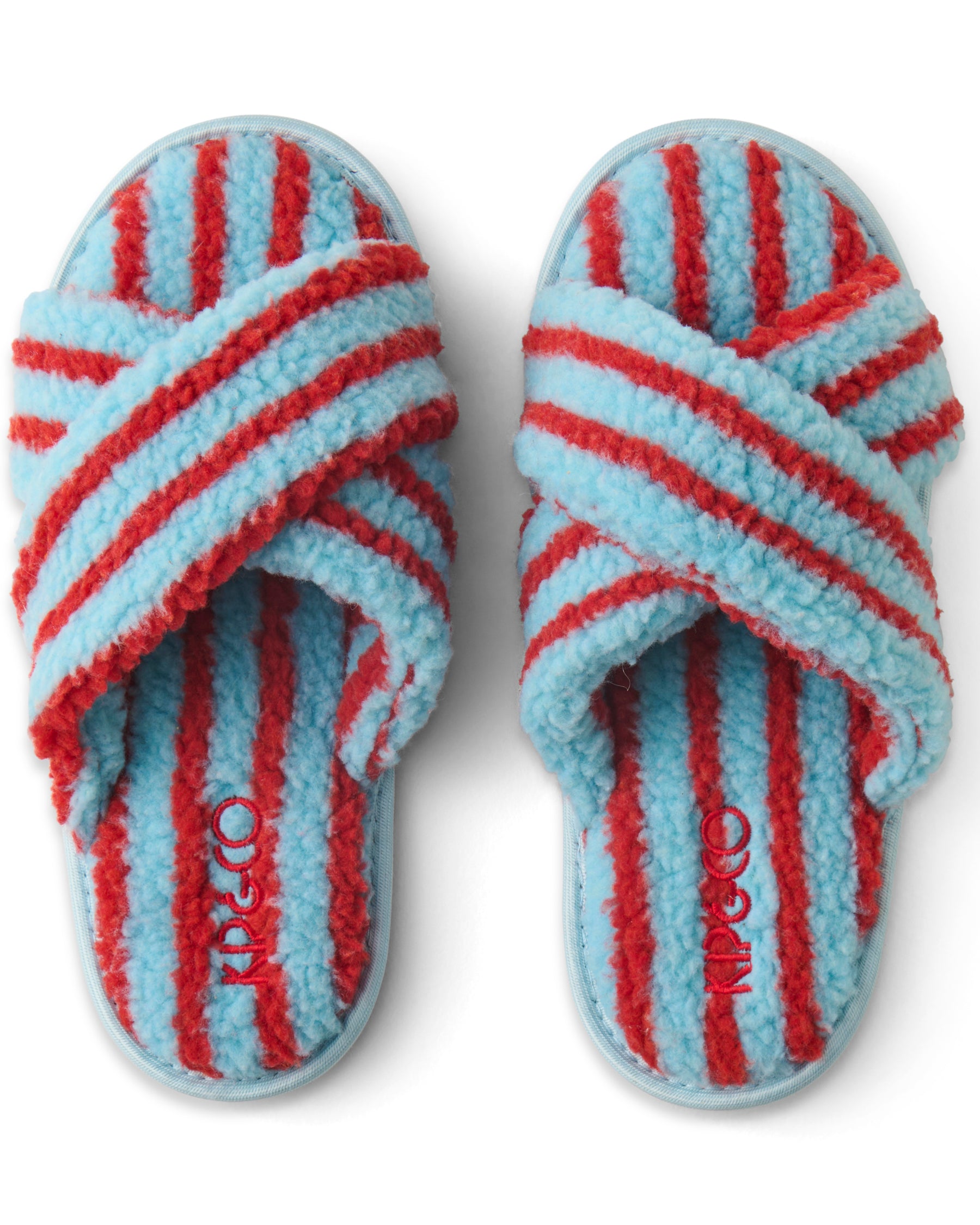 Hamilton Stripe Sherpa Adult Slippers – Kip&Co