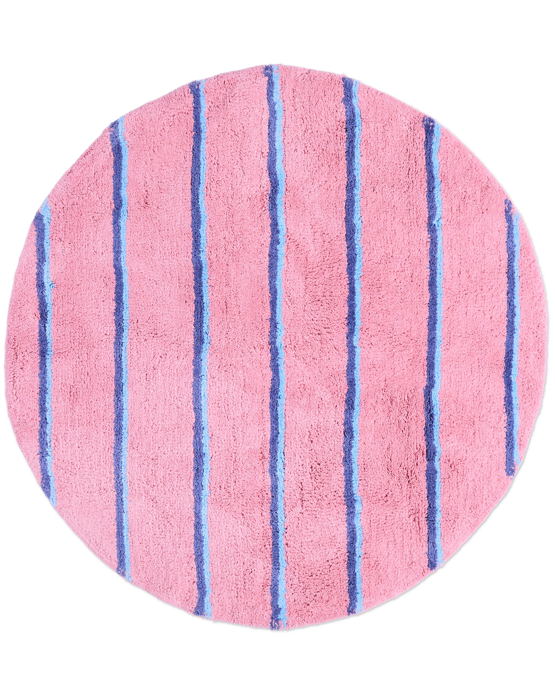 Blushing Stripe Round Bath Mat – Kip&Co