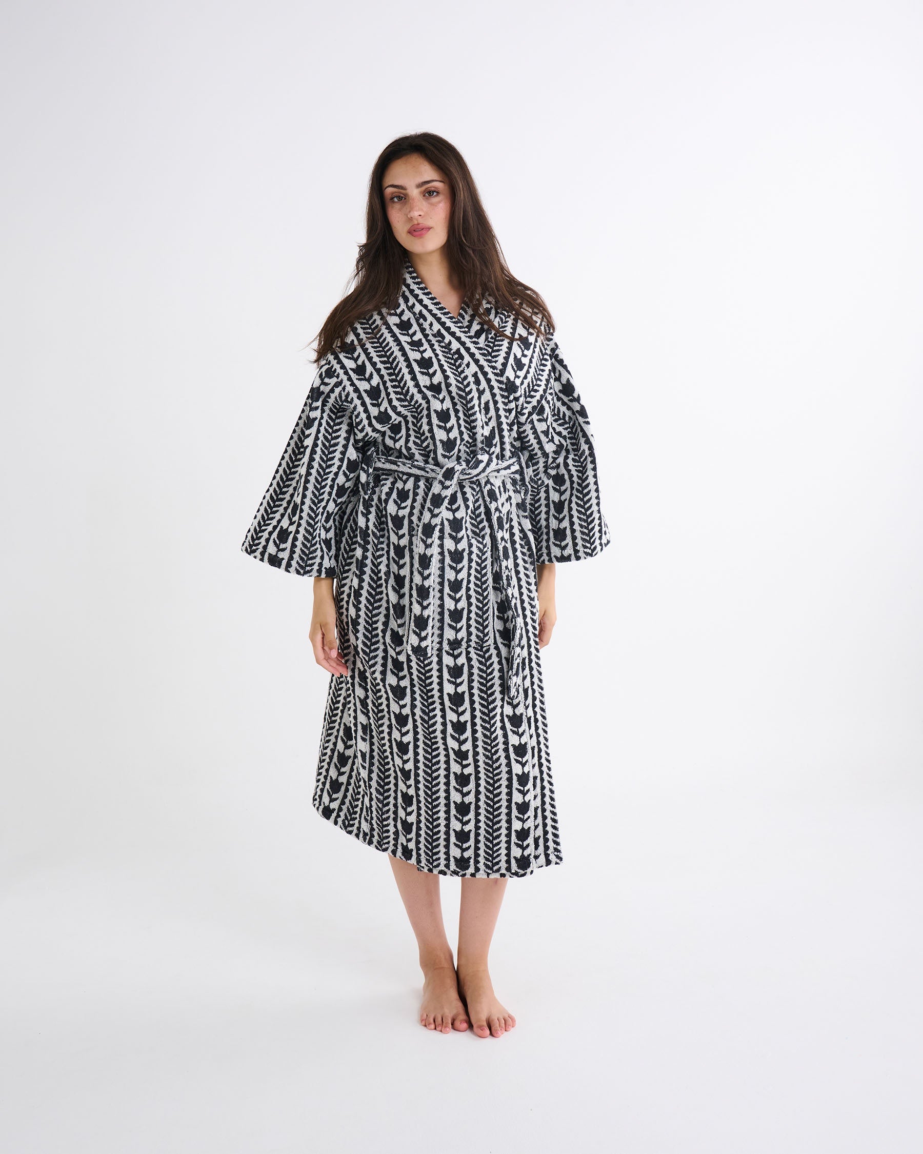 Flower Chain Terry Bath Robe – Kip&Co