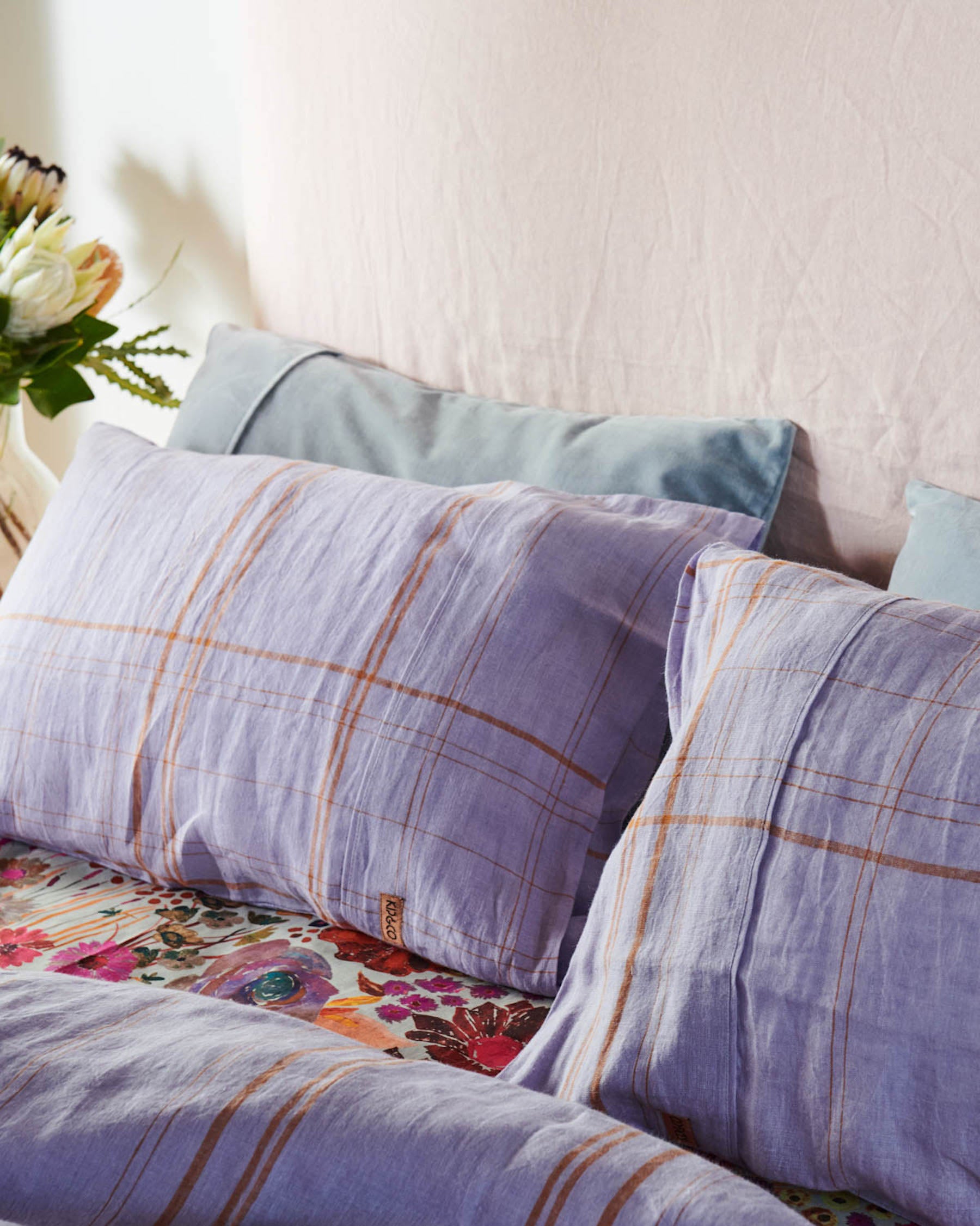 Field Of Dreams Silver Organic Cotton Fitted Sheet – Kip&Co