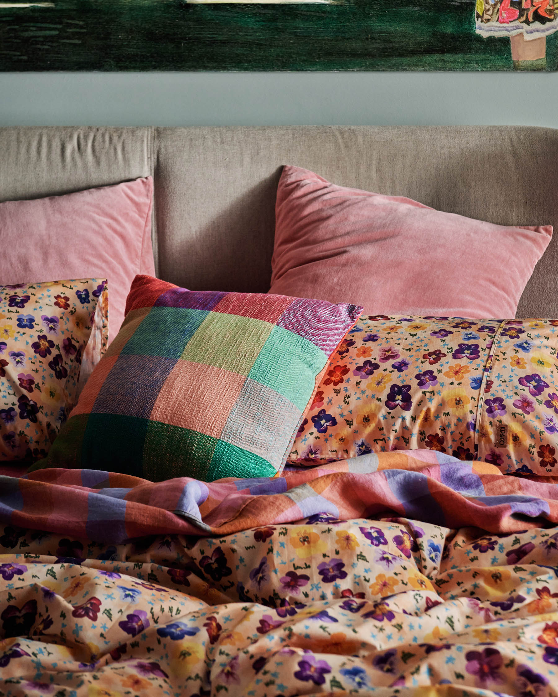 Tutti Frutti Linen Flat Sheet – Kip&Co