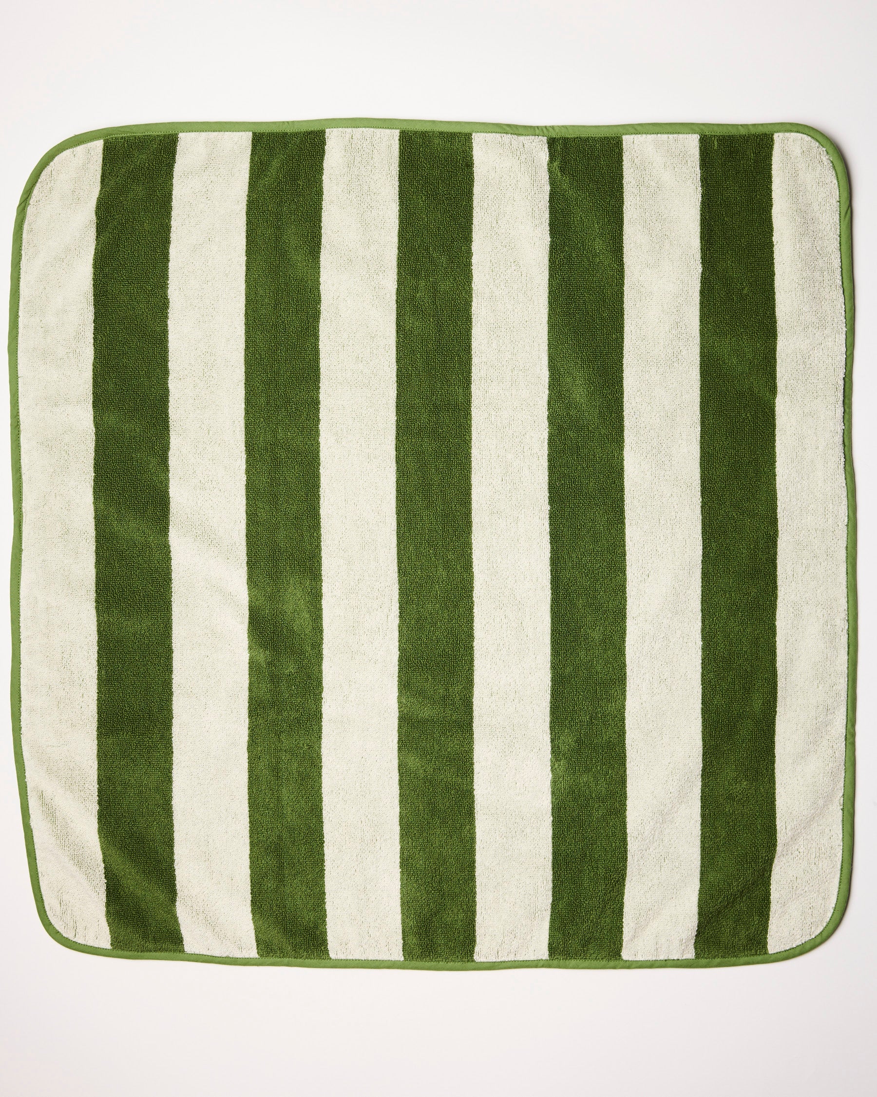 Moss Stripe Terry Baby Towel – Kip&Co