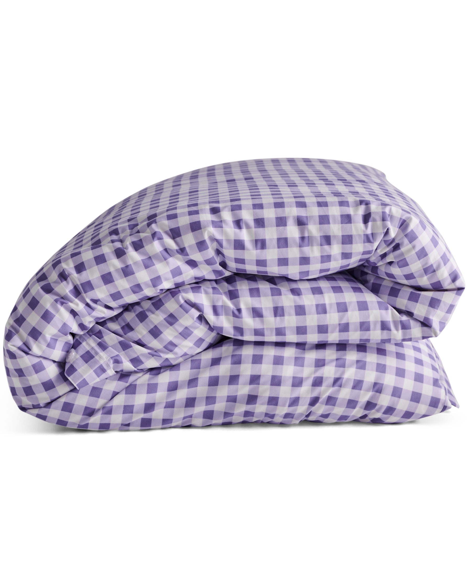 Lilac Gingham Organic Cotton Quilt Cover – Kip&Co