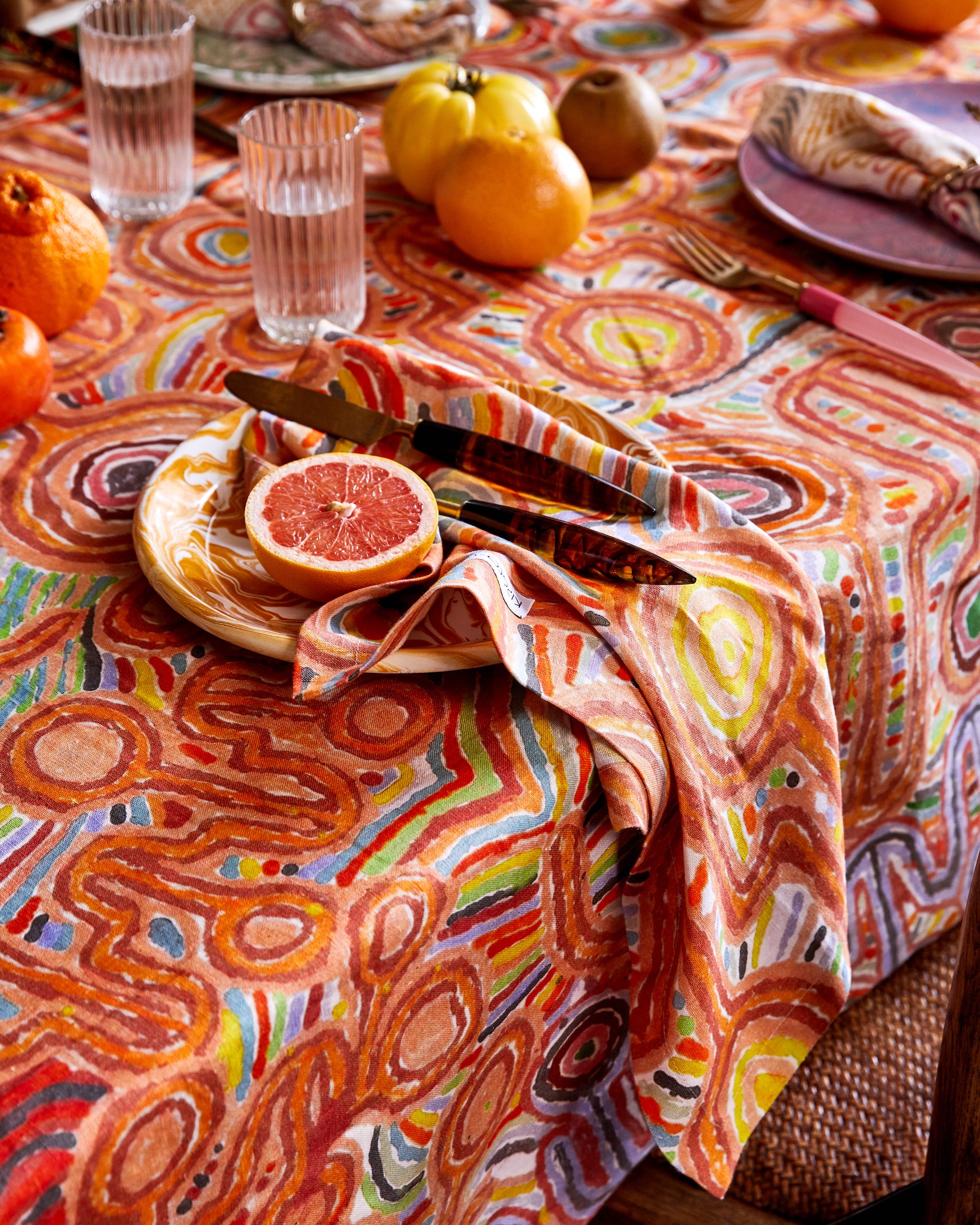 Table Linen - French Flax table linen including table clothes and ...