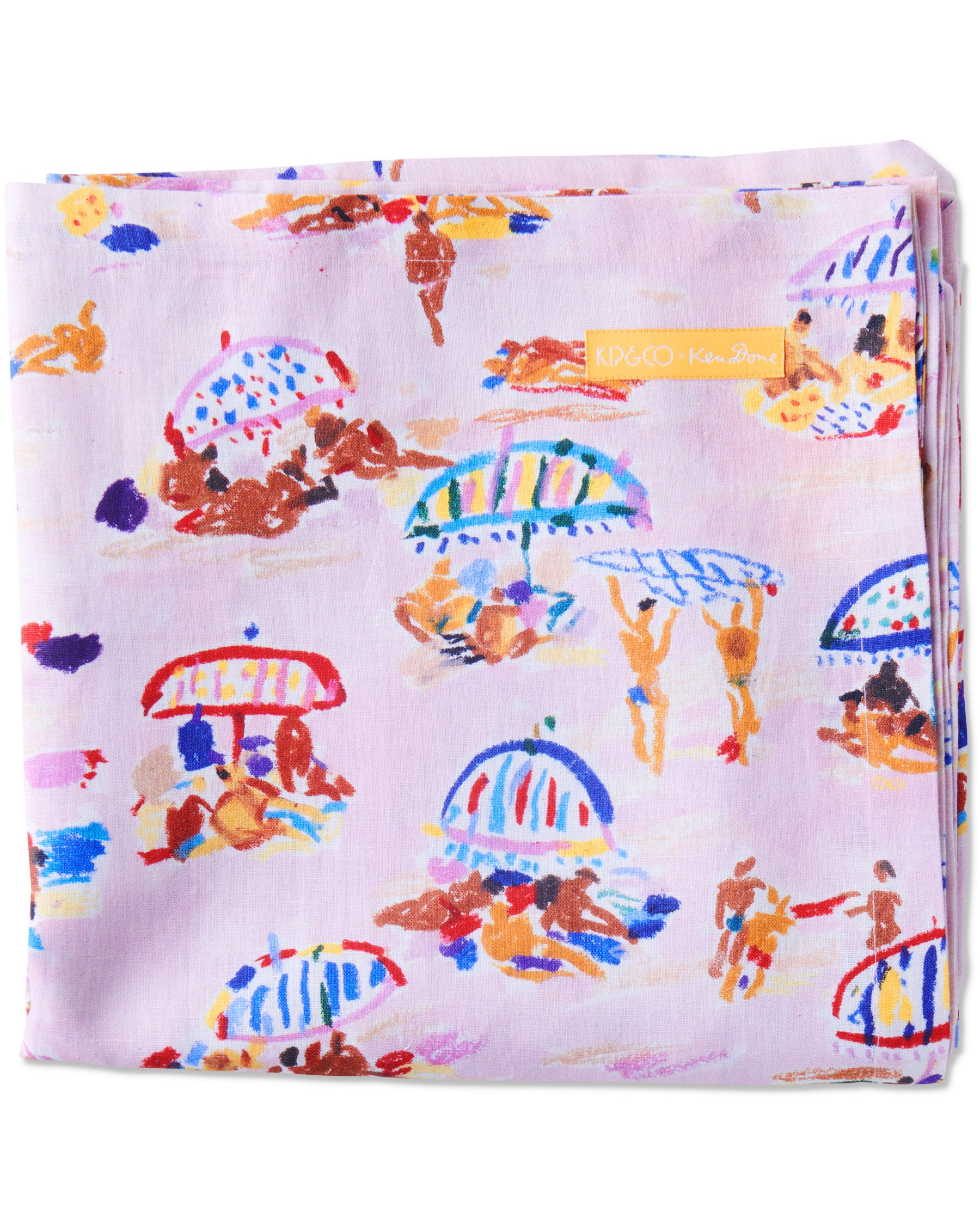 Kip&Co x Ken Done Beach Days Linen Tablecloth