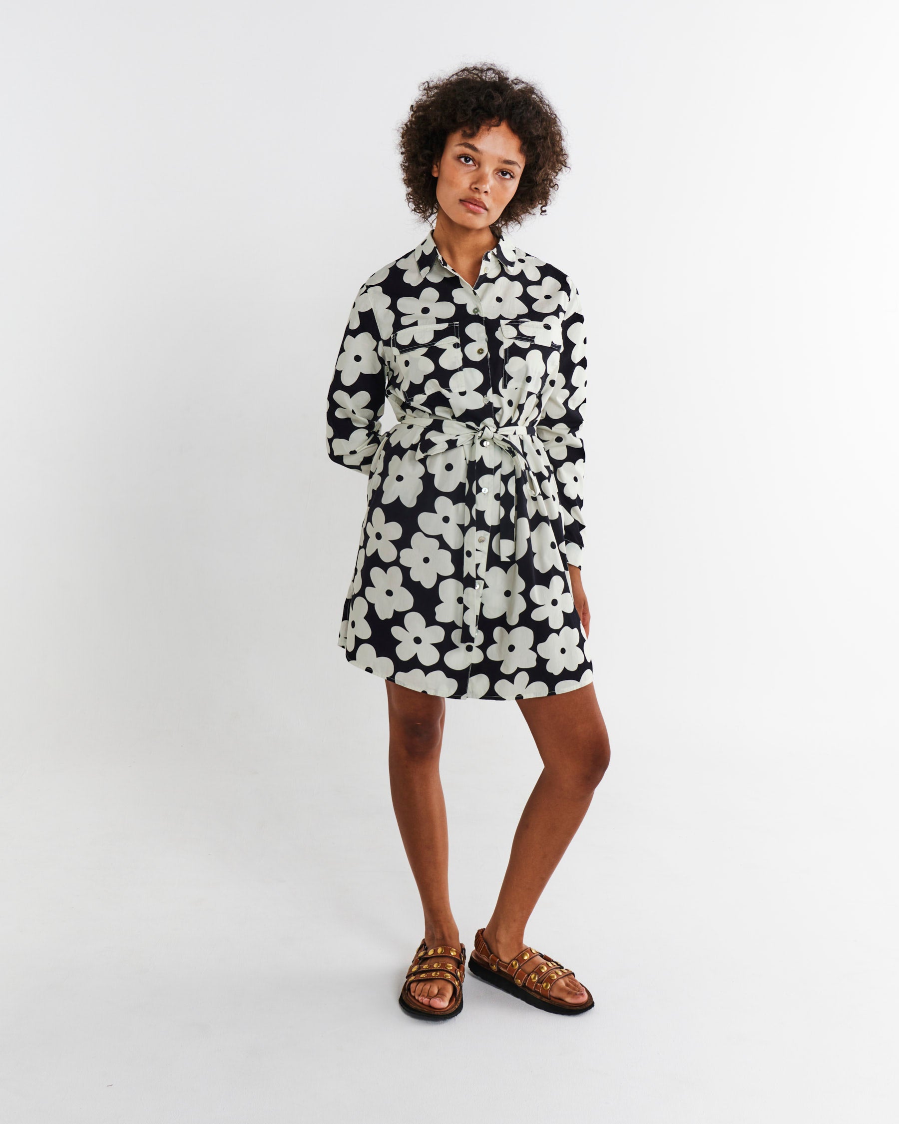 Flower Face Adult Sicilian Shirt Dress – Kip&Co