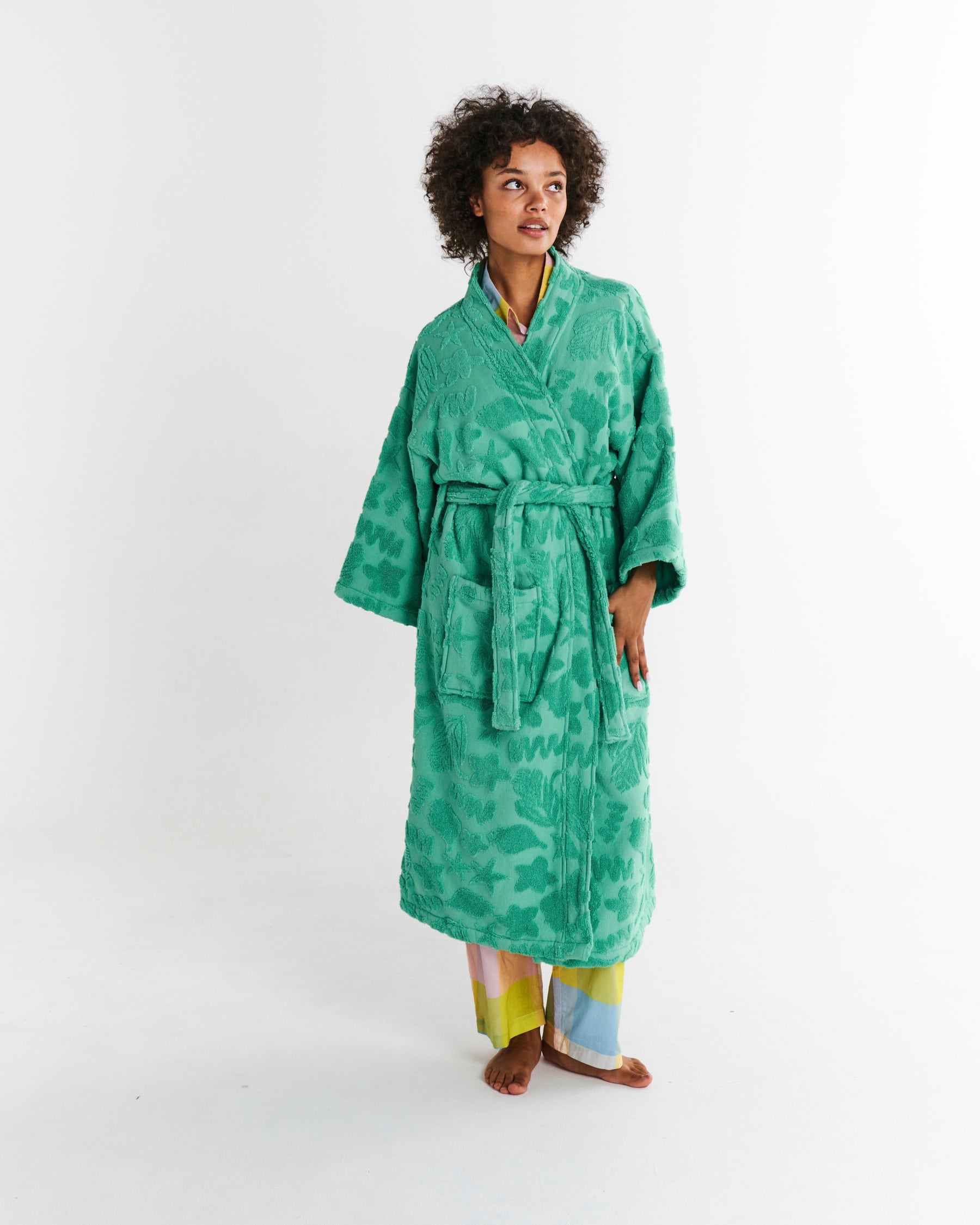 Jade Rock Pool Terry Bath Robe – Kip&Co