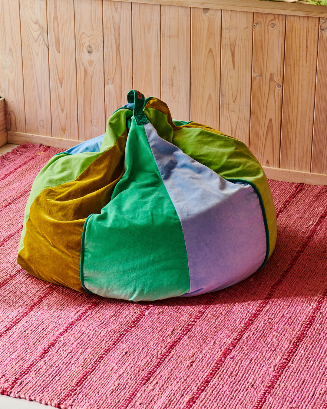 Beanbags & Floor Cushions | Colourful Velvet Beanbags & Wool Shag Floor ...