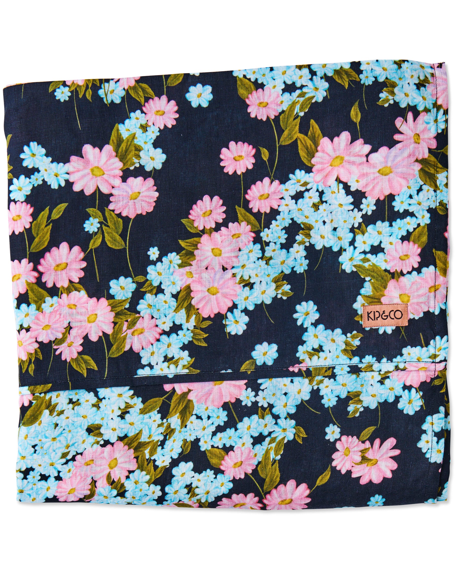 Periwinkle Linen Flat Sheet – Kip&Co