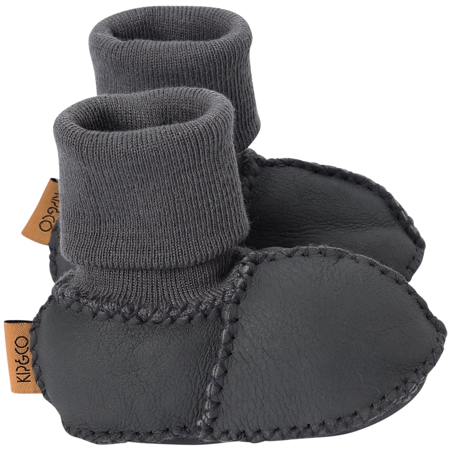 Dark Grey Baby Booties – Kip&Co