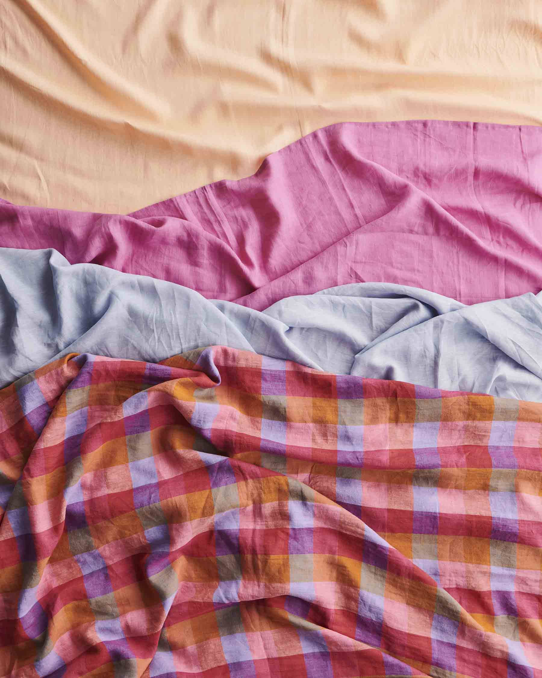 Tutti Frutti Linen Flat Sheet – Kip&Co